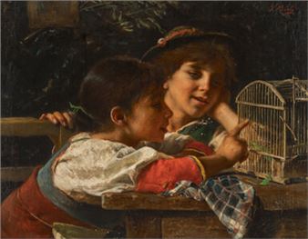 Luigi Bechi | 139 Artworks at Auction | MutualArt