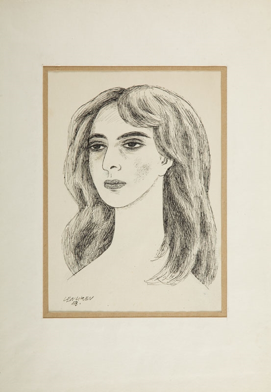 Zbigniew Lengren | Portrait - book illustration (1958) | MutualArt