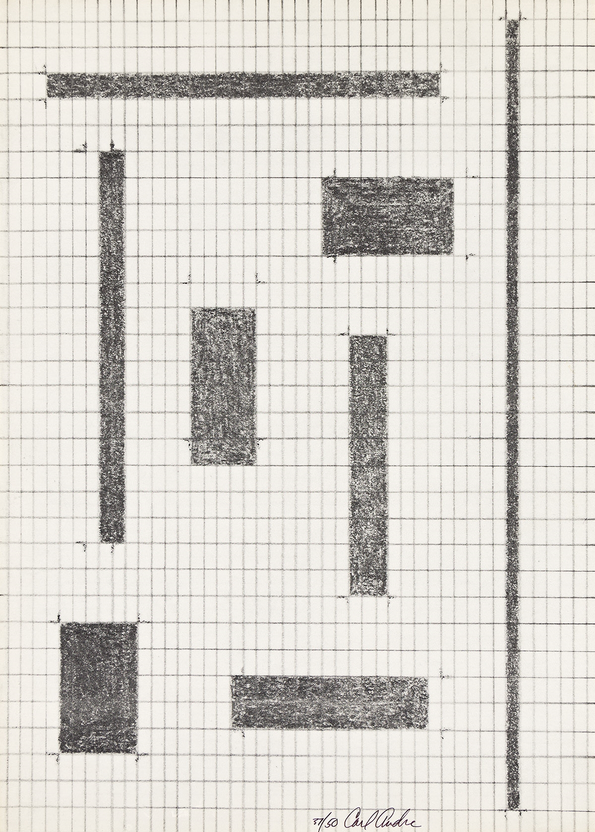 Carl Andre | Pyramid (Square Plan) (1959) | MutualArt