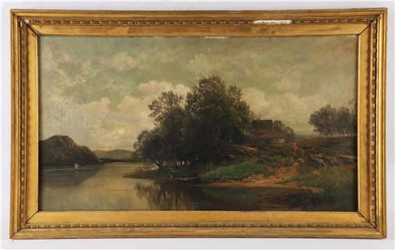 Carl Weber | A SHIP IN THE FOG (1883) | MutualArt