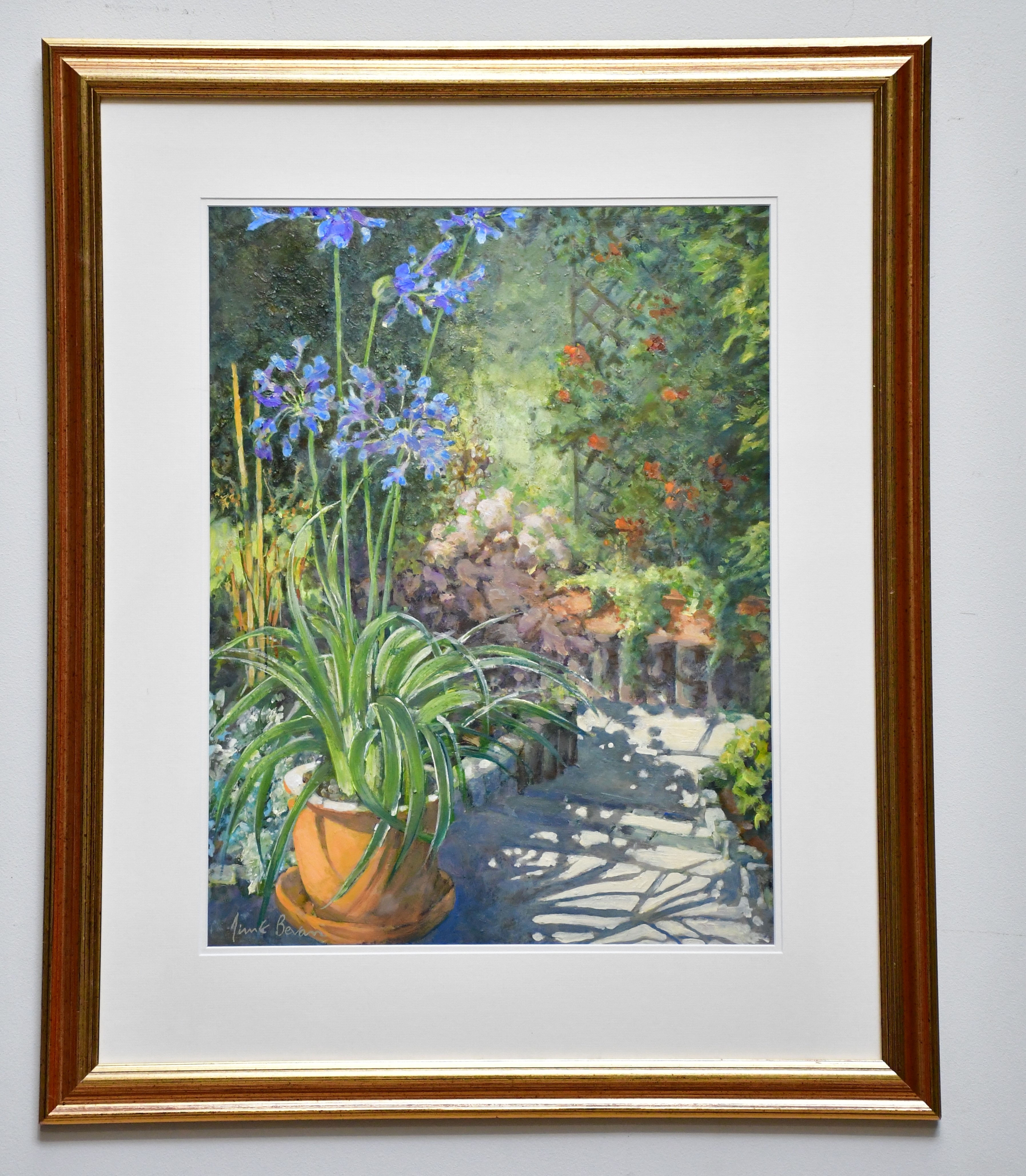 June Bevan | Agapanthus in Artist | MutualArt