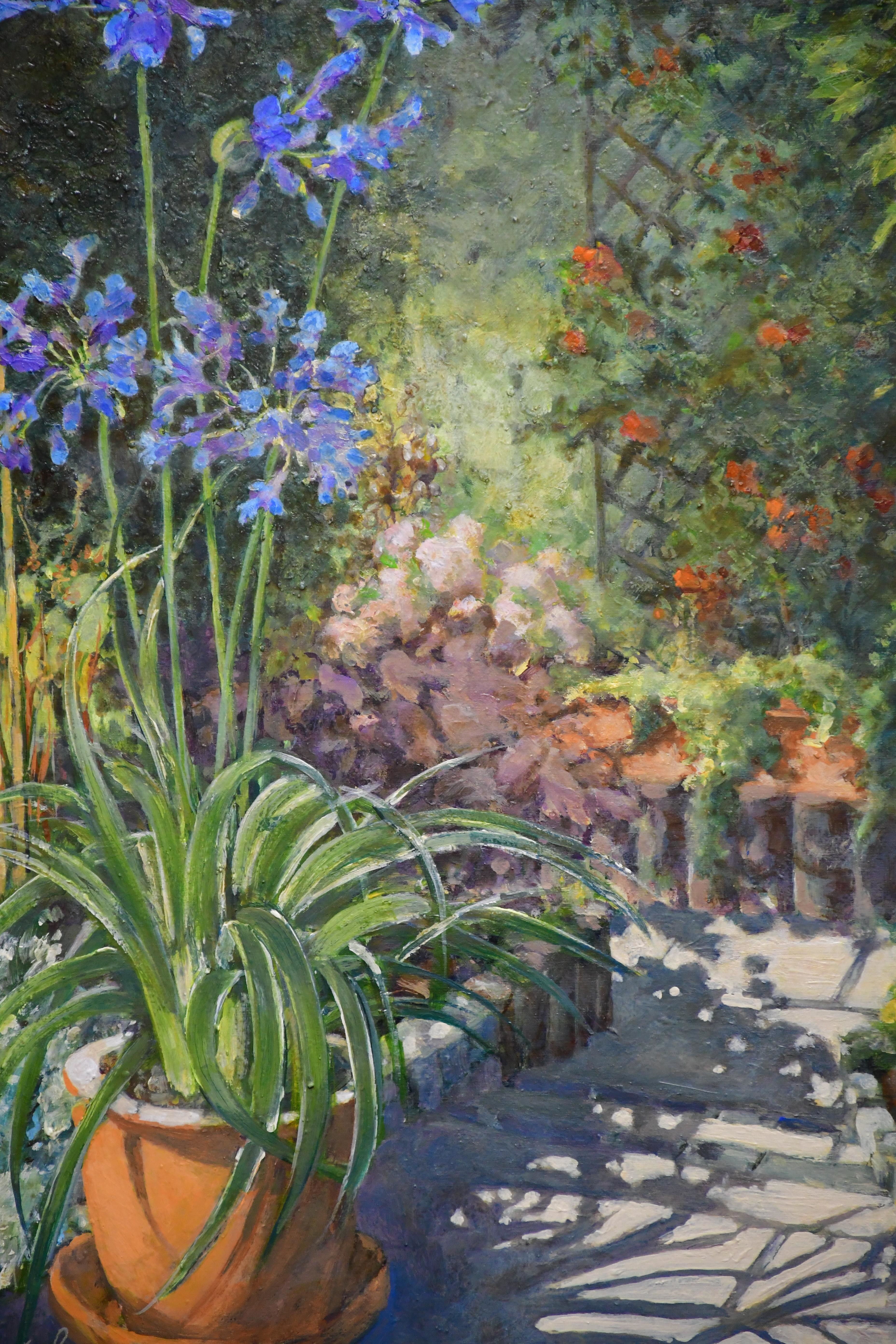 June Bevan | Agapanthus in Artist | MutualArt