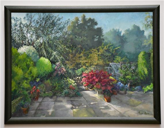 June Bevan | The Garden in June | MutualArt