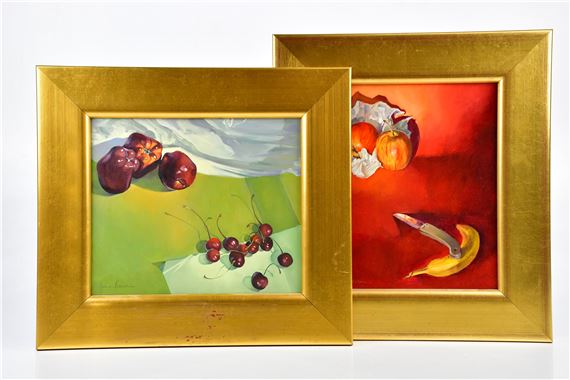 June Bevan | Royal Gala on Red | MutualArt