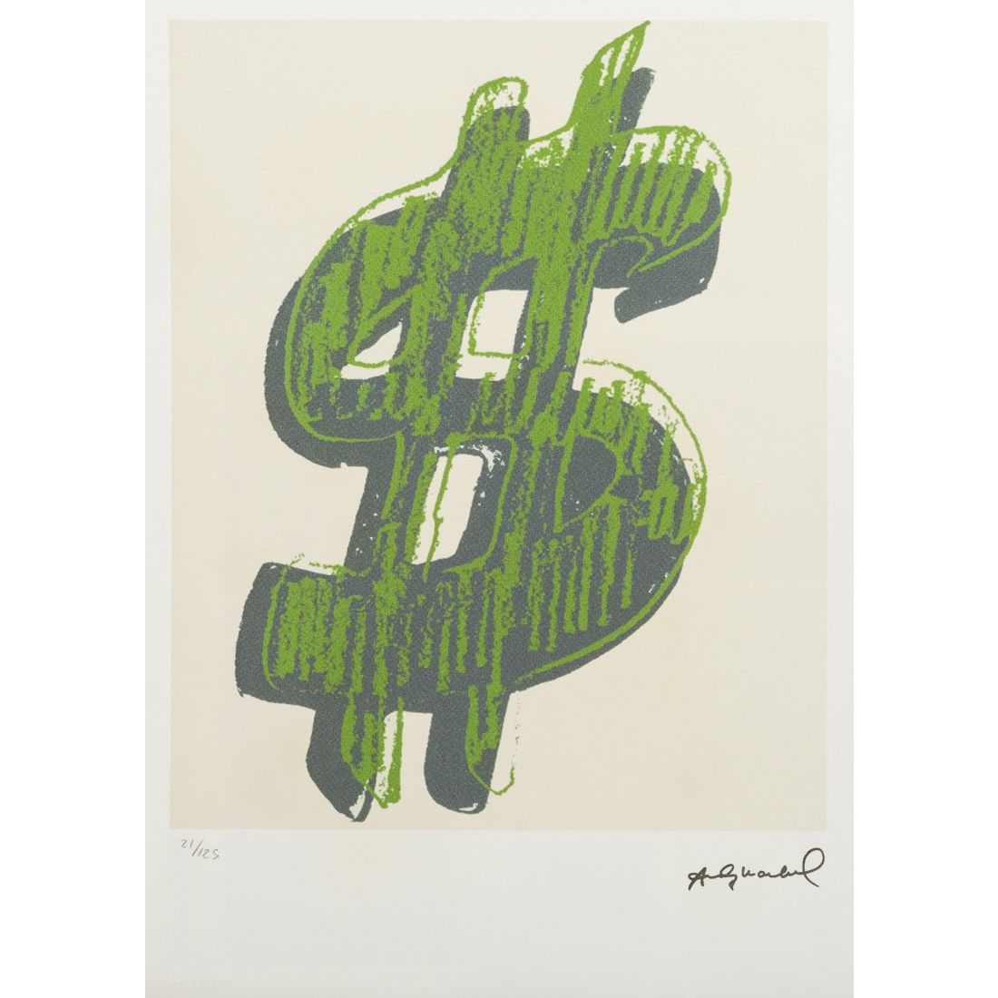 Andy Warhol | Dollar Sign | MutualArt