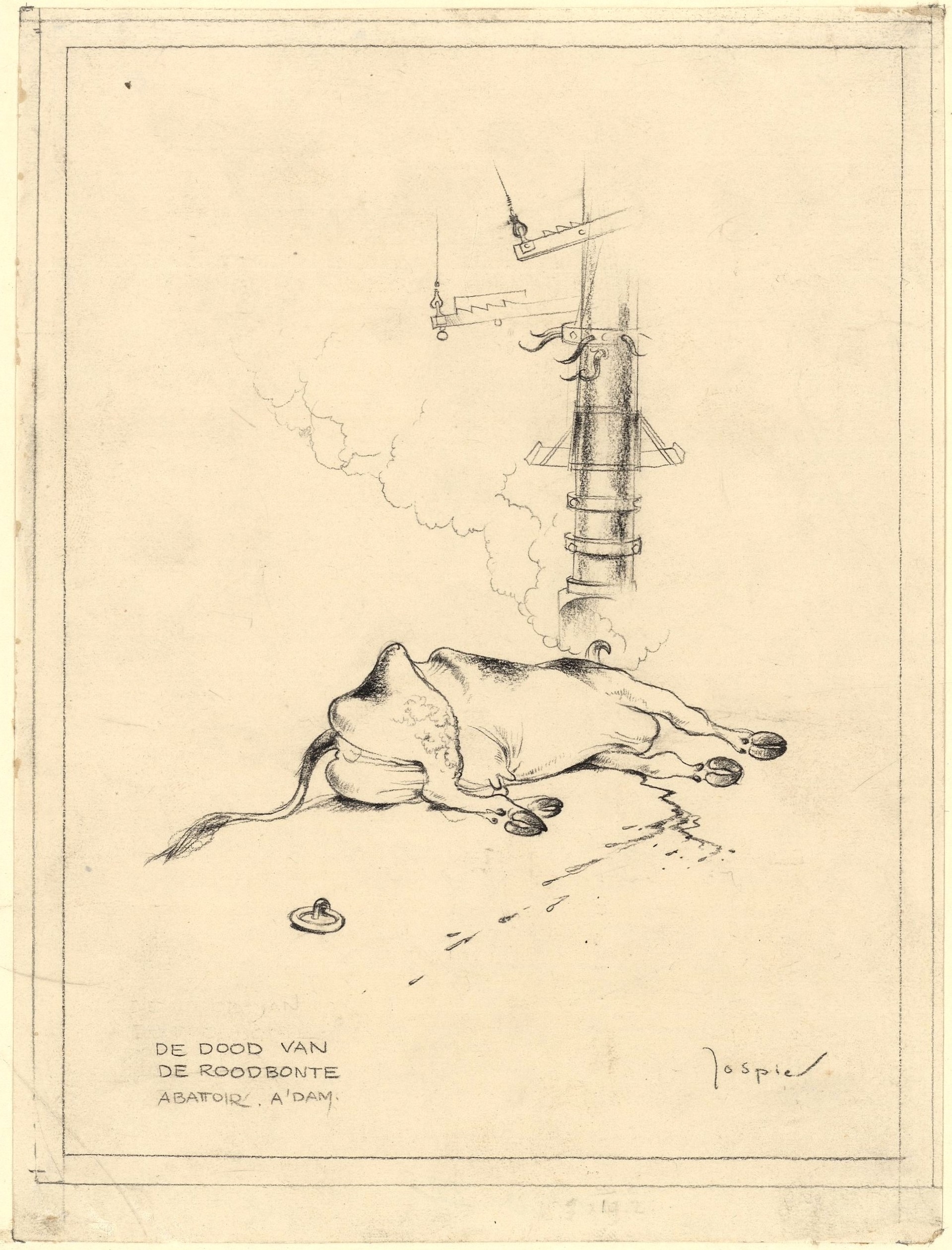 Joseph Eduard Adolf Spier | De dood van de roodbonte | MutualArt