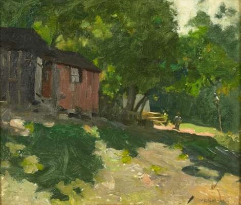 William Langson Lathrop | The Bonfire (1921 - 1922) | MutualArt