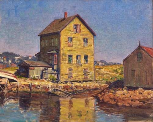 George William Sotter | 1953) - Waterfront Buildings | MutualArt
