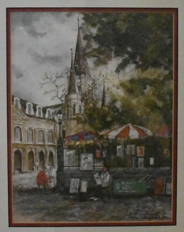 Ken Engelhardt | TWO KEN ENGELHARDT NEW ORLEANS PRINTS | MutualArt