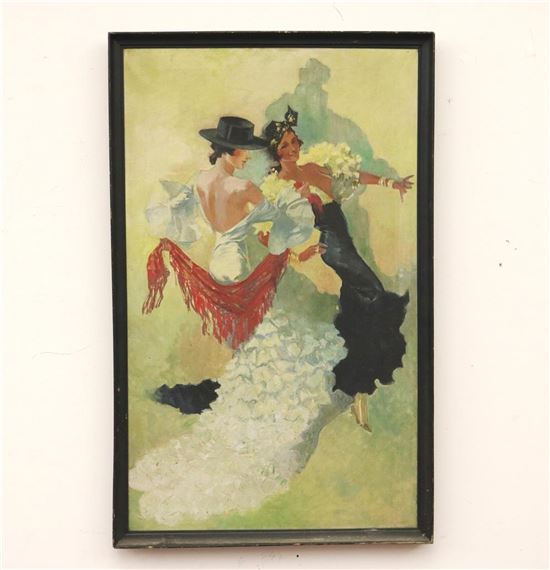 Carl Folke Sahlin | Spanish Dancers | MutualArt