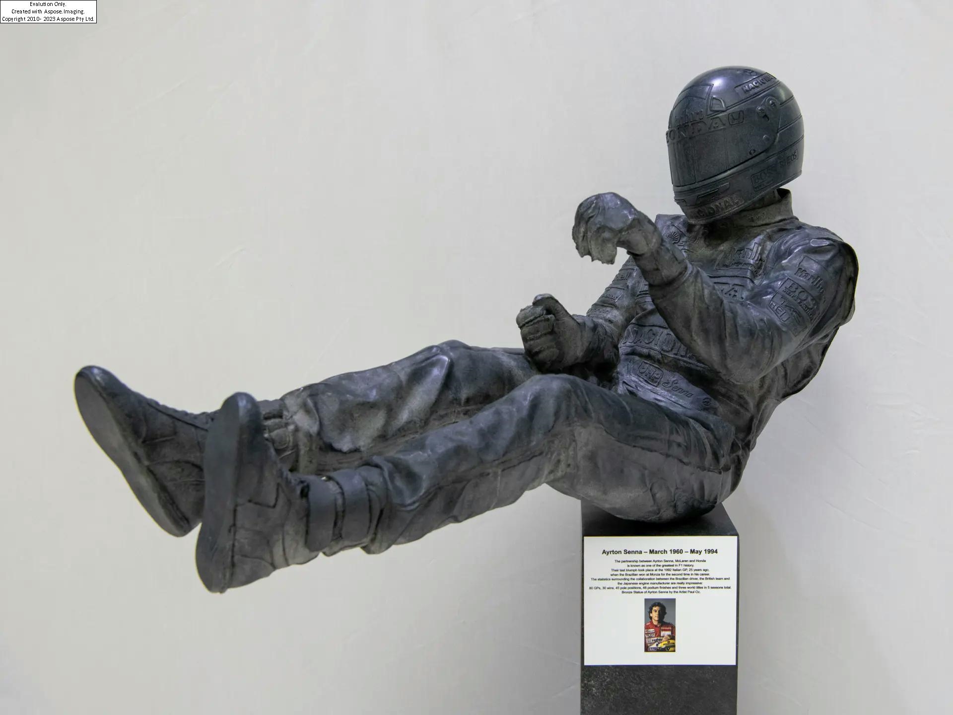Paul Oz | Eau Rouge Ayrton Senna Sculpture | MutualArt