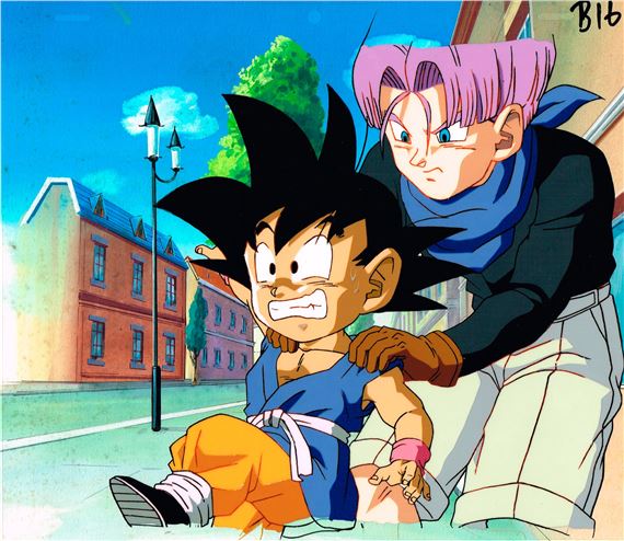 Akira Toriyama | Dragon Ball GT (ドラゴンボールGT) Goku and Trunks | MutualArt