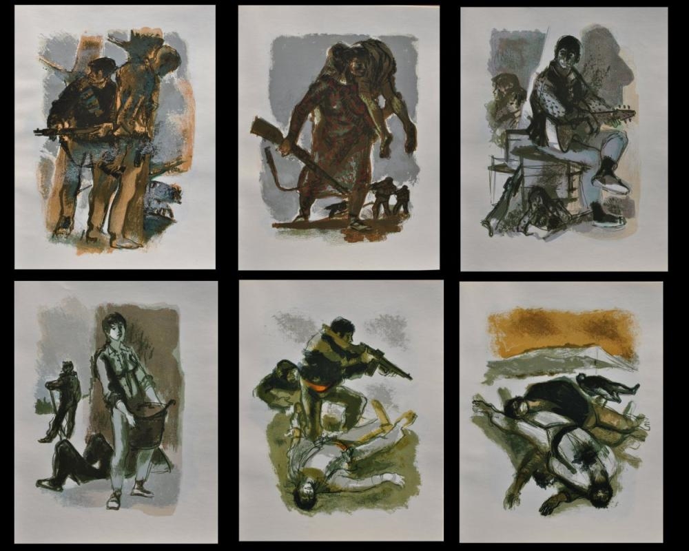 Lucien Joseph‏ Fontanarosa | Scènes de guerre (1962) | MutualArt