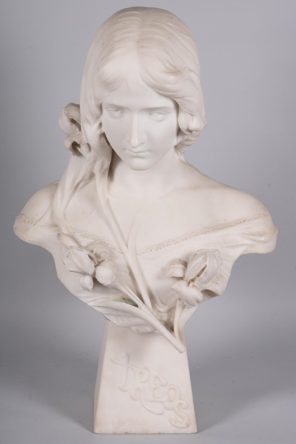 Italian School, 20th Century | A Fine Italian Art Nouveau Carved Marble Bust (Early 20th Century ...