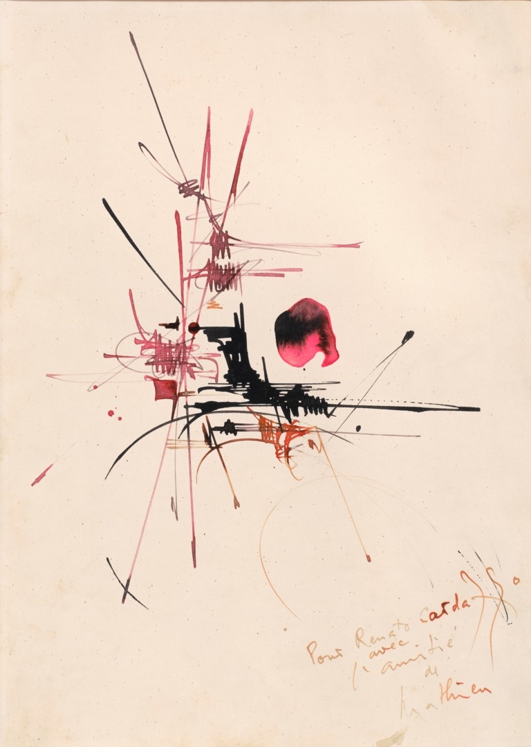 Georges Mathieu | LE DUC CHARLES EPOUSE LA DUCHESSE DE BOURGOGNE (1957 ...