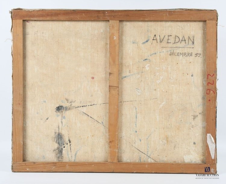 Manuel Avedán | Mixed media on canvas (1959) | MutualArt