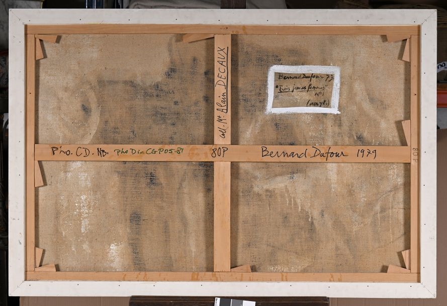 Bernard Dufour | Bernard DUFOUR (1922-2016) Three Young Women, 1979 ...