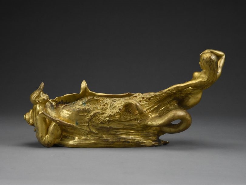 Hans Stoltenberg Lerche | Naïade et triton sur fond marin | MutualArt