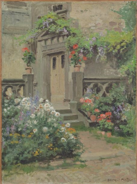 Jules-Alfred Hervé-Mathé | The door of the Hôtel de Vaux in Le Mans ...