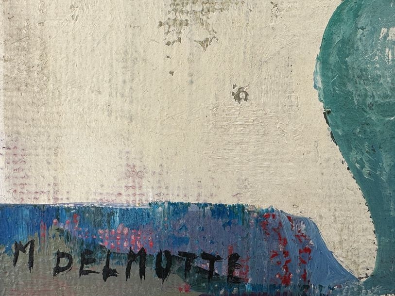 Marcel Delmotte | Still life with a bouquet of flowers | MutualArt