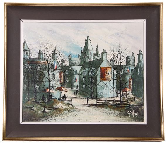 Ronald Norman Folland | French town scene | MutualArt