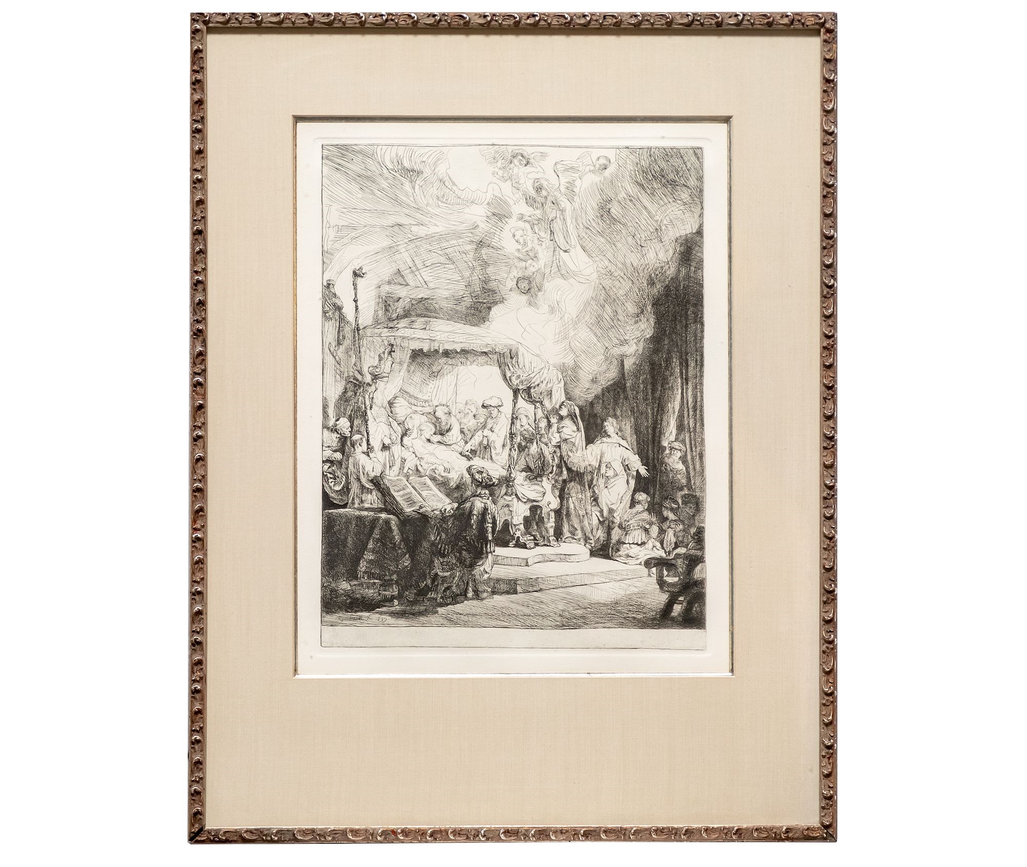 Rembrandt van Rijn | The Strolling Musicians (Circa 1635) | MutualArt