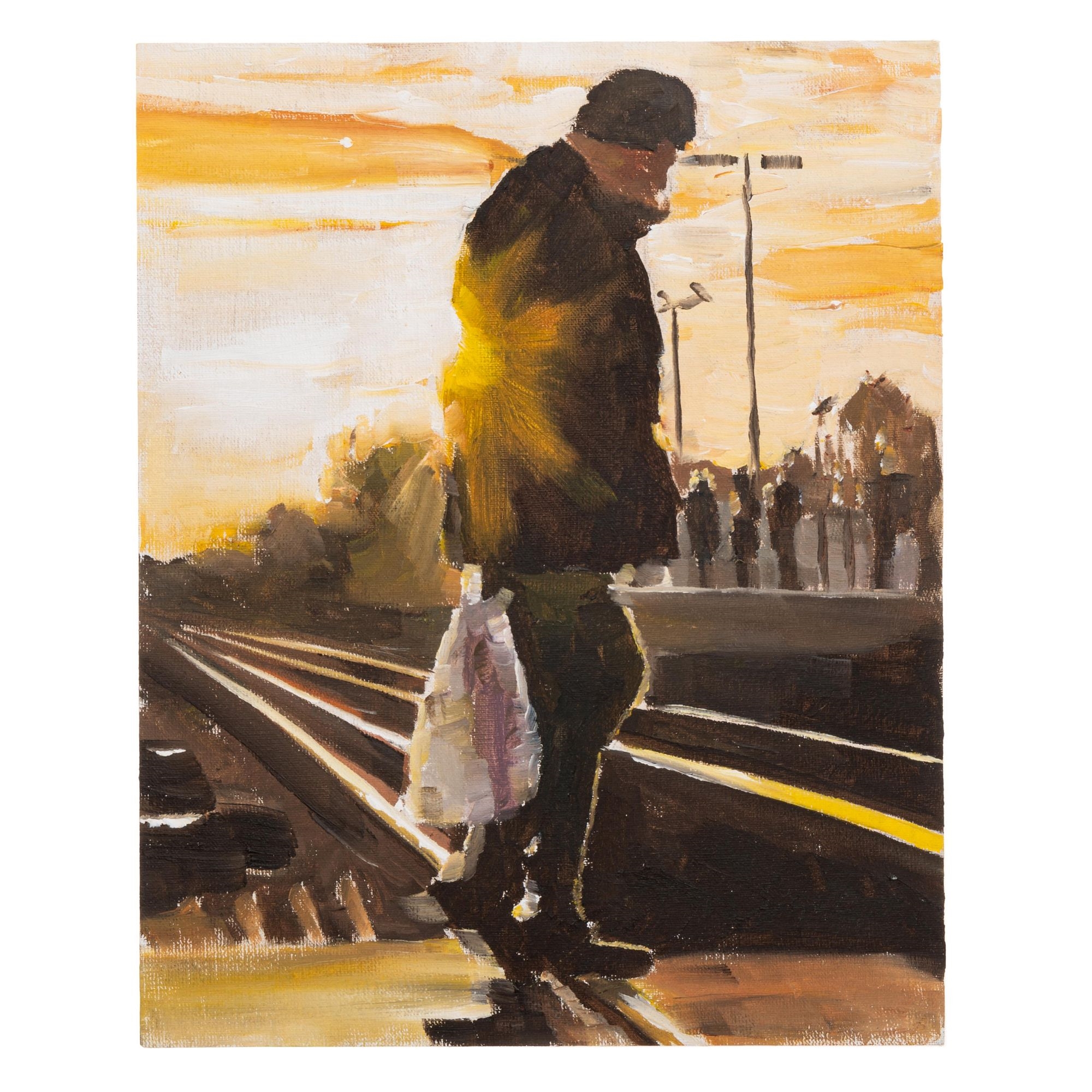 James Coates | Man Waiting | MutualArt