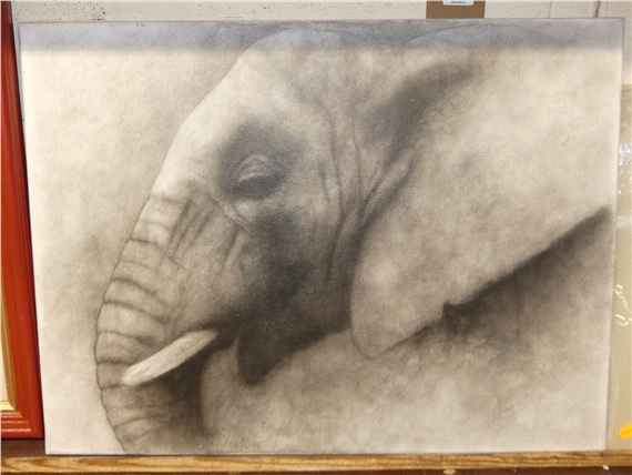 Leny Rajon | Elephant study | MutualArt