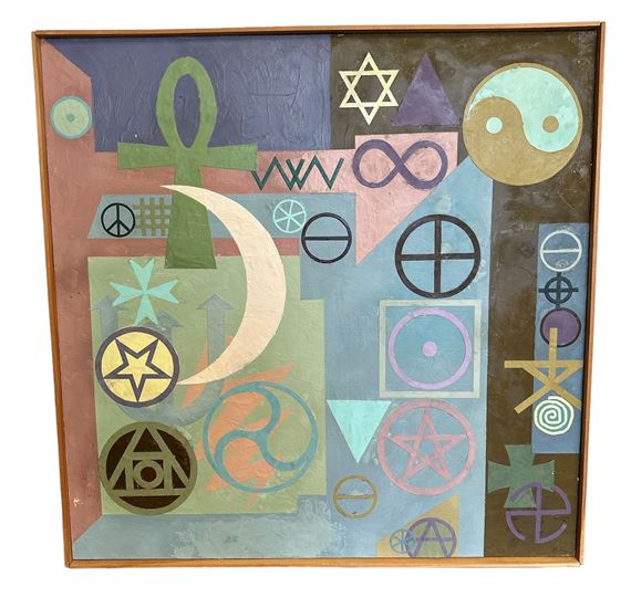 Robert Appel | ROBERT APPEL Encaustic on Oil on Bond Paper | MutualArt