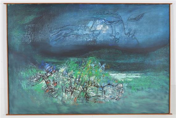 Laxman Pai | Rain Clouds (Circa 1976) | MutualArt