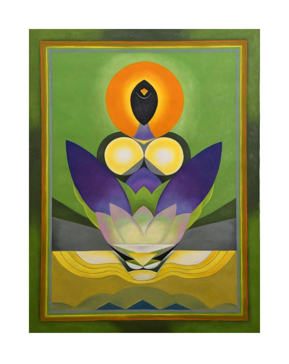 Ghulam Rasool Santosh | UNTITLED (FROM THE BLACK PERIOD) (1973) | MutualArt