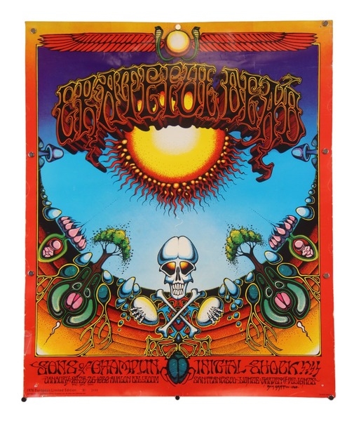 Rick Griffin | Grateful Dead Avalon Aoxomoxoa Poster, Rick Griffin, Jan. 24-26 (1969) | MutualArt