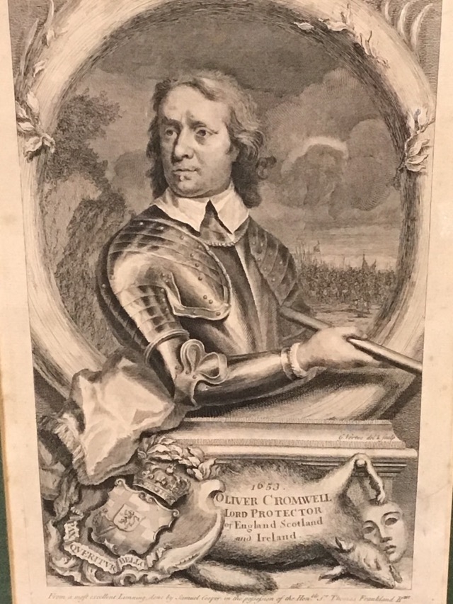 George Vertue | an eighteenth century engraving of Cromwell (1653 ...