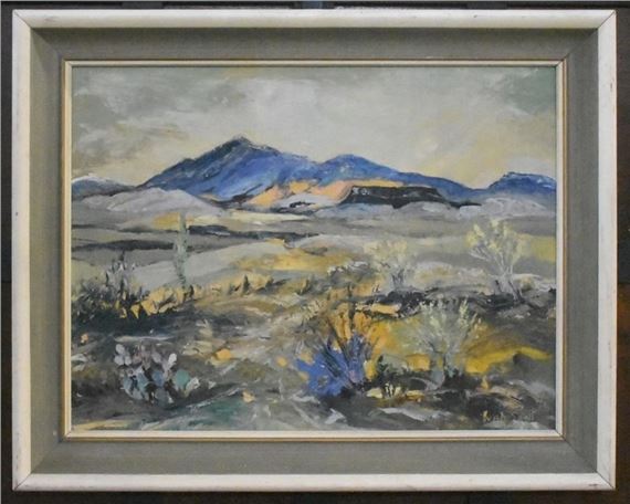 Ivan Scott | IVAN SCOTT ACRYLIC ON BOARD 'LANDSCAPE | MutualArt