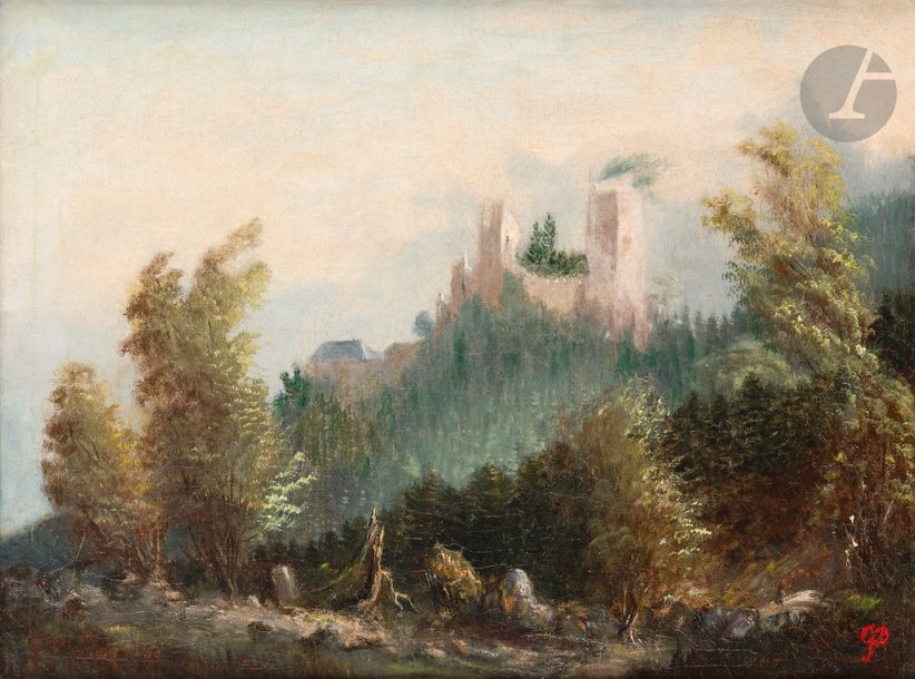 Gustave Doré | Landscape with ruined castle | MutualArt