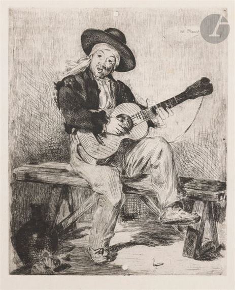 Édouard Manet | The Guitarero (1860) | MutualArt