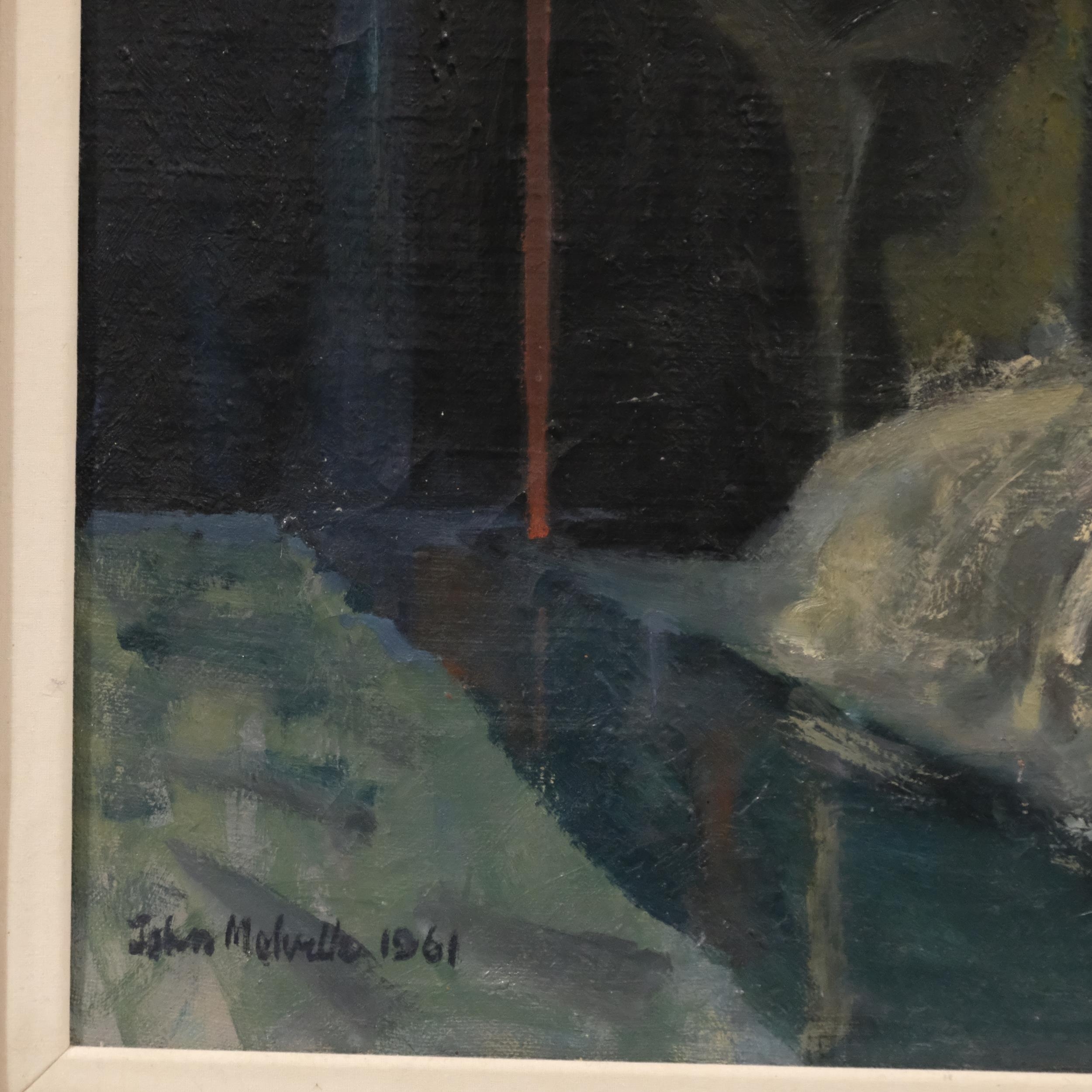 John Melville | oil on canvas (1961) | MutualArt
