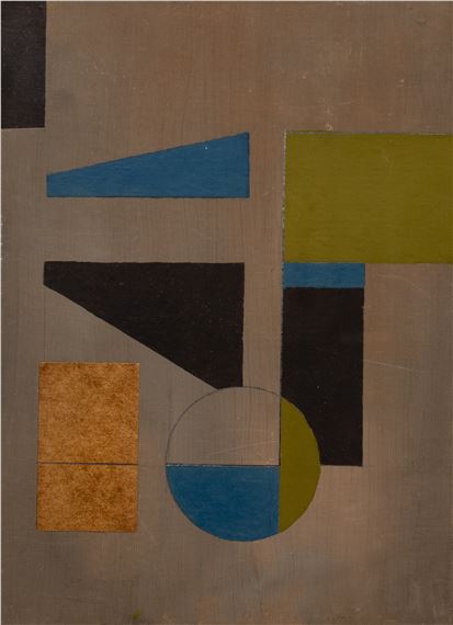 George Dannatt | Composition on a Buff Ground, 1994 (1994) | MutualArt