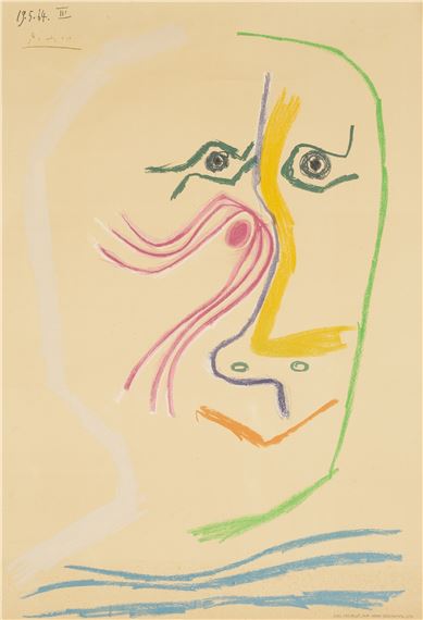 Pablo Picasso | Portrait of René Char | MutualArt