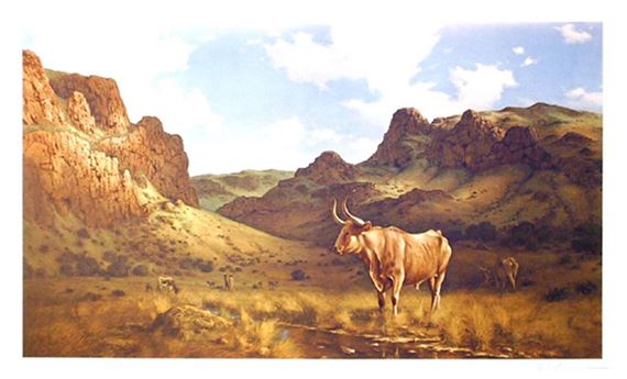 Robert Summers | TEXAS LONGHORN (1973) | MutualArt