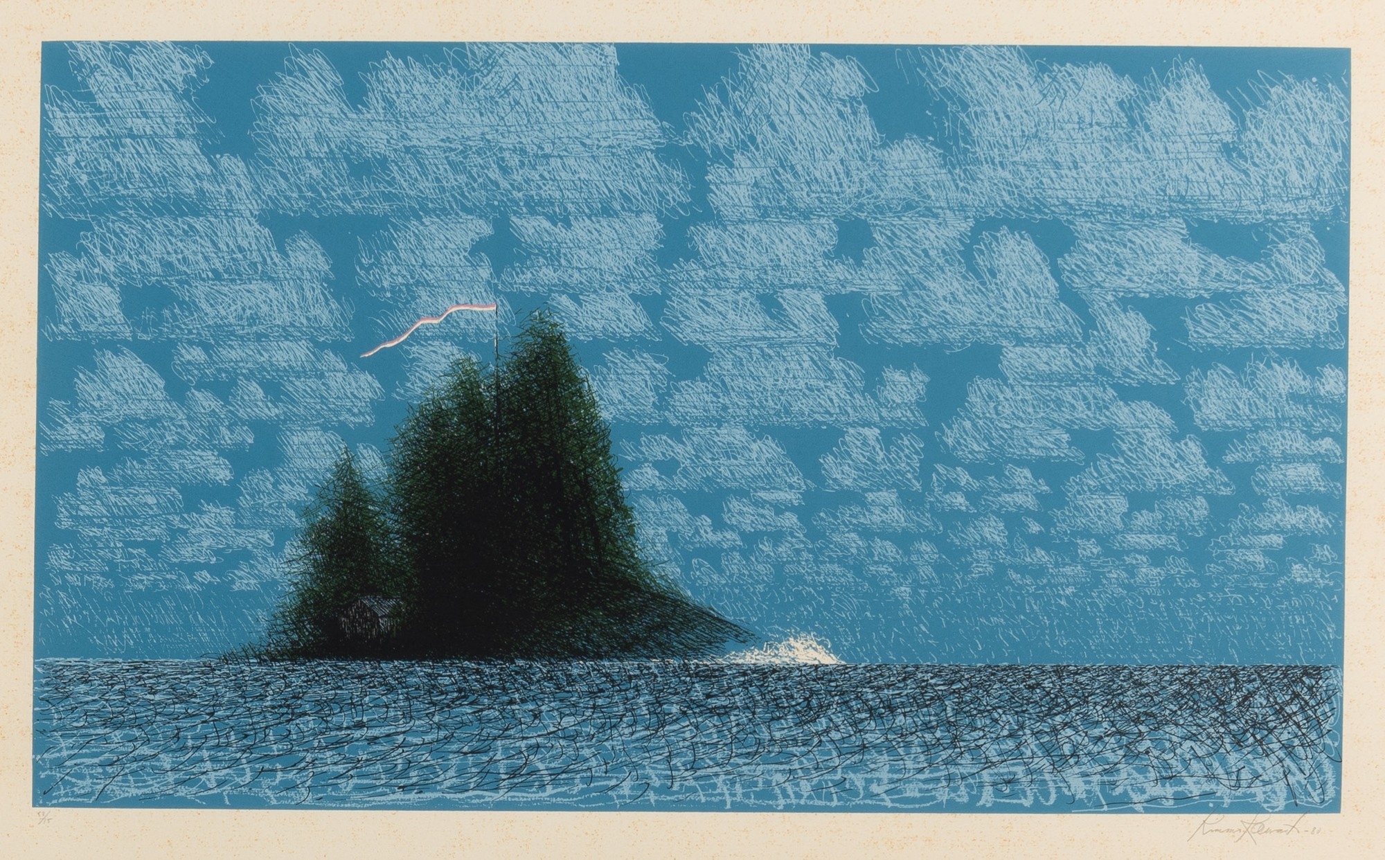 Kimmo Kaivanto | FOUR INCH THOUGHTS (1974) | MutualArt