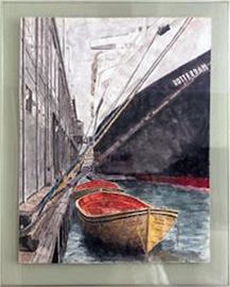 Stephen Weiss | VIEW OF ROTTERDAM SHIP (1972) | MutualArt