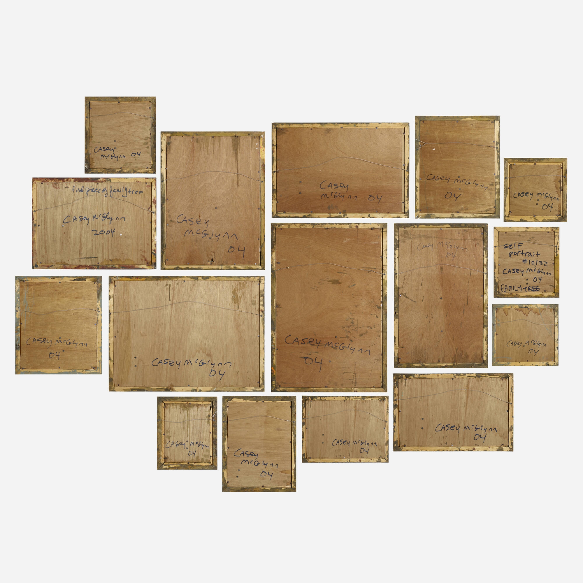 Casey McGlynn | Family Tree (sixteen works (2004) | MutualArt