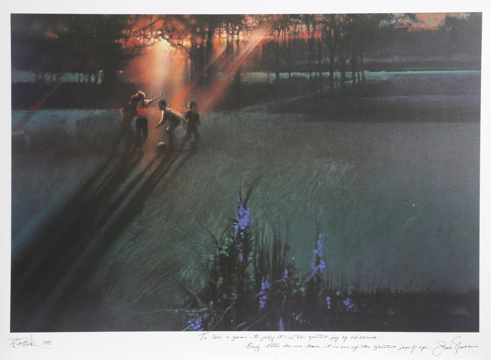 Robert Peak | JACK NICKLAUS FROM THE SPIRIT OF SPORTS PORTFOLIO (1983 ...