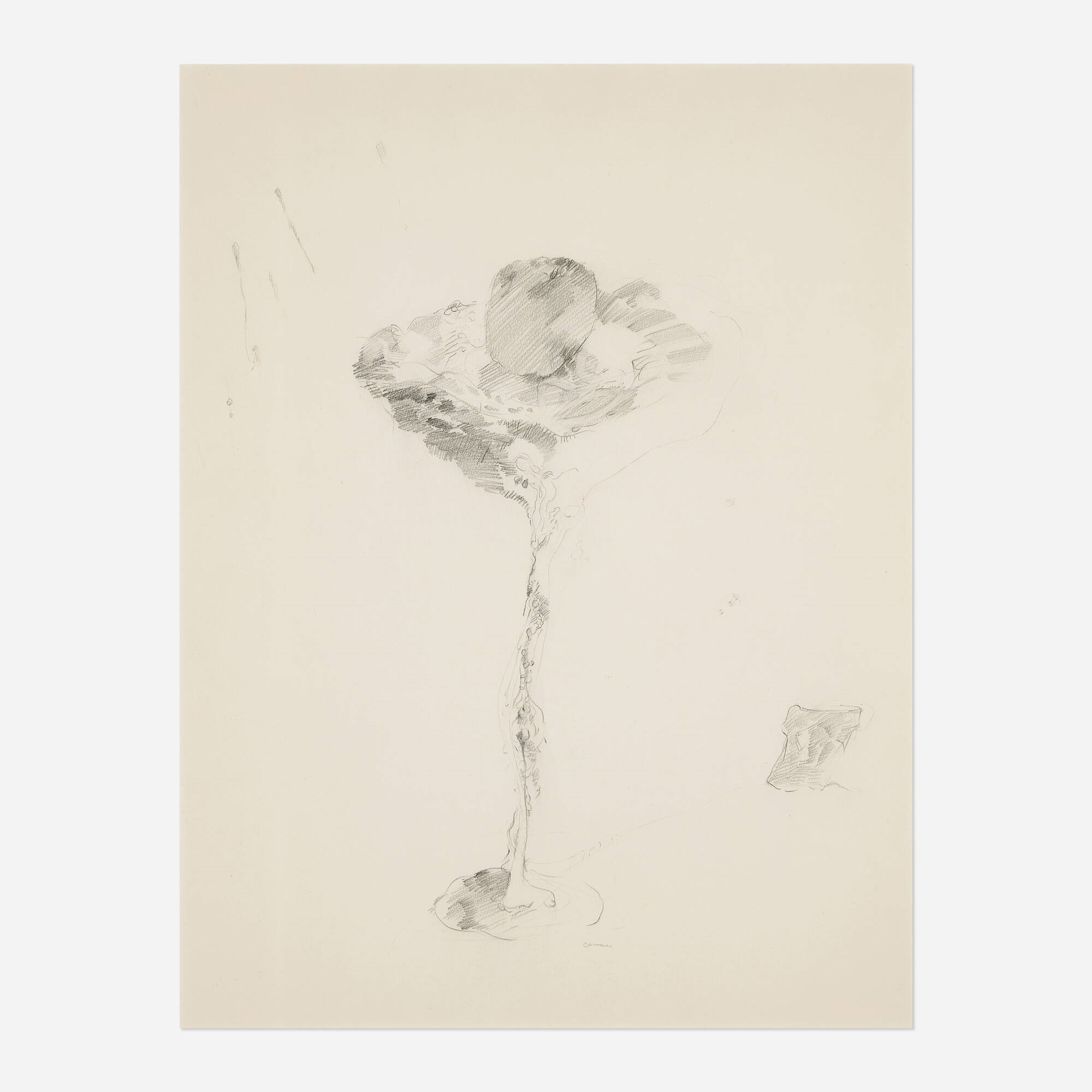 Bruce Conner | INKBLOT DRAWING (5/13/93) (1993) | MutualArt