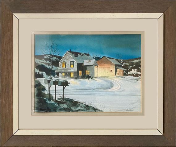 Allen Ulmer | EVENING ON FARM (1973) | MutualArt