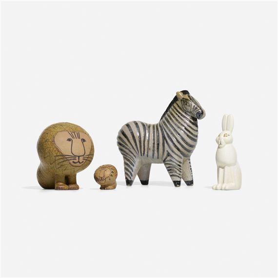 Lisa Larson | Collection of four animals (Circa 1965) | MutualArt