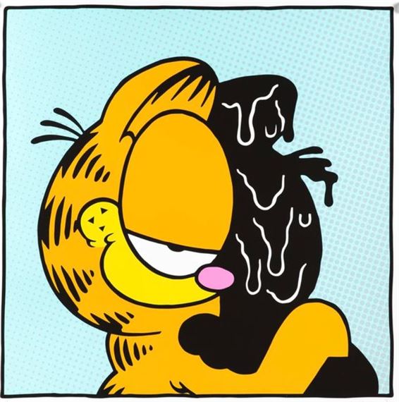 Antoine Tava | Garfield Color Bugs Giclée print on paper | MutualArt