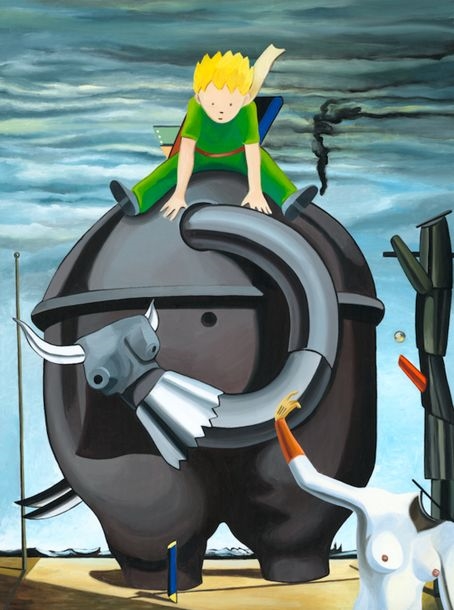 Sokar | The Little Prince revisits Max Ernst (2023) | MutualArt