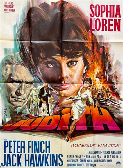 Michel Landi | JUDITH Daniel Mann. 1966 120x160 cm. Affiche... - Lot ...